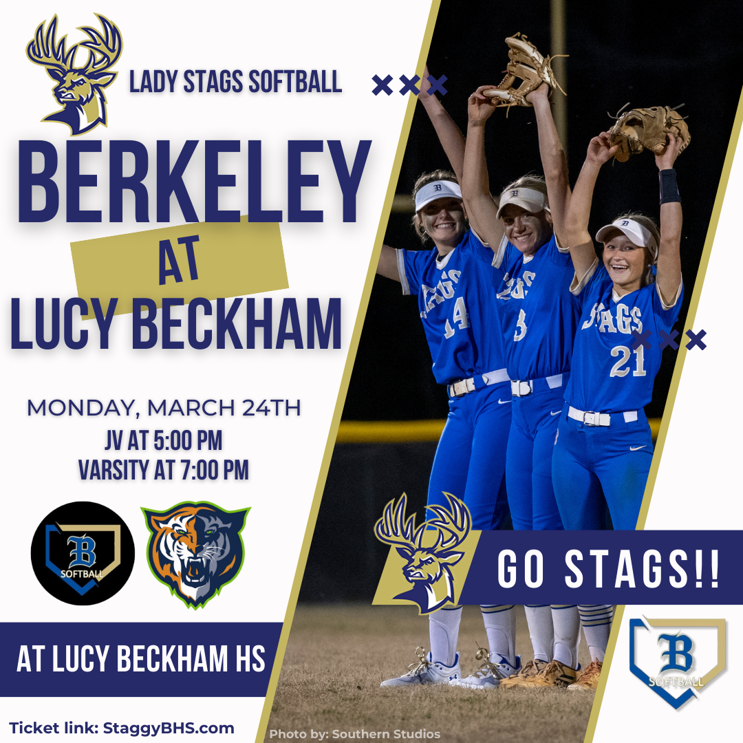 Berkeley Stags Softball Game at Lucy Beckham – StaggyBHS.com