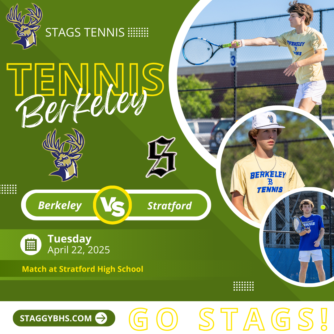 Berkeley Boys Tennis Regional Match Tonight at Stratford – StaggyBHS.com