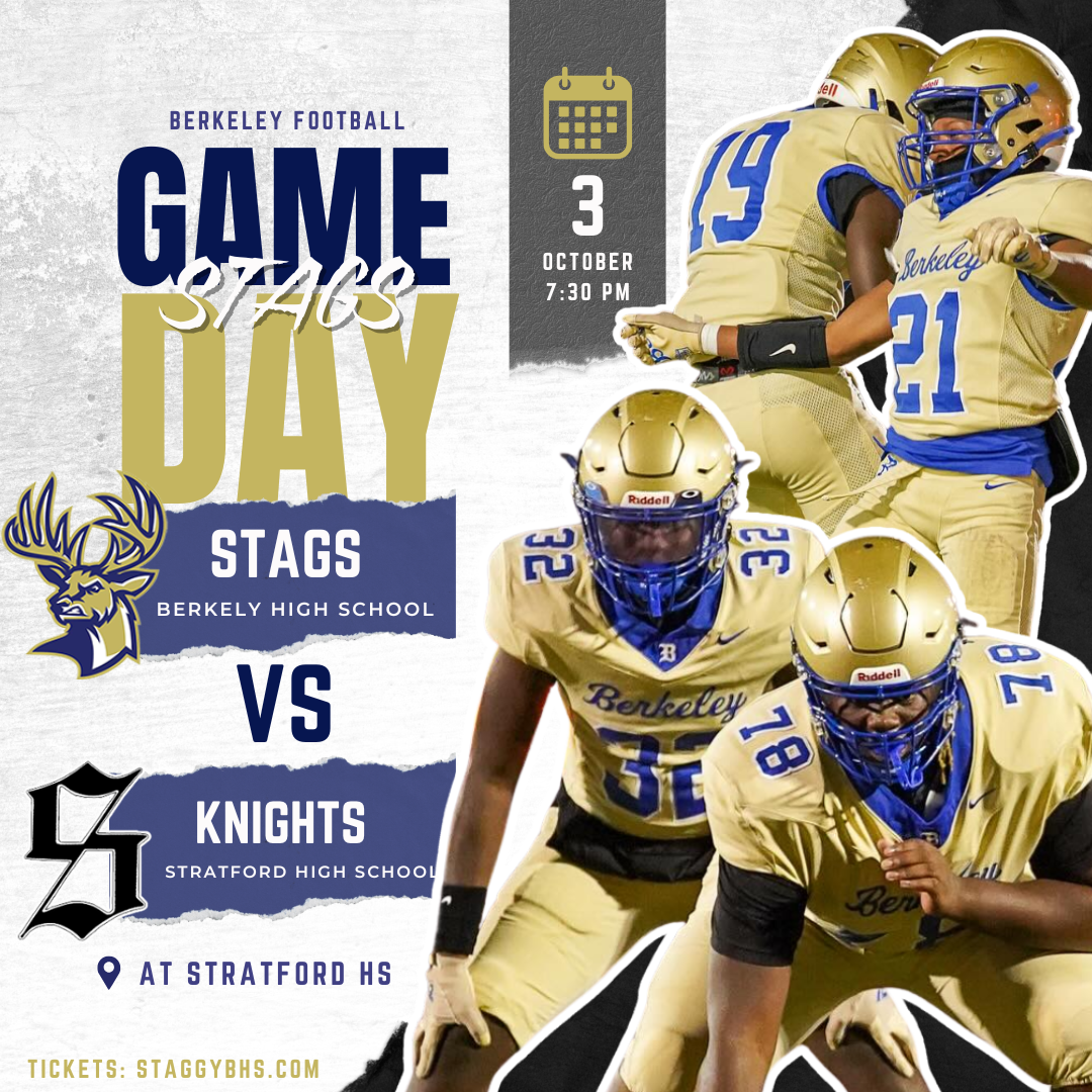 Berkeley Stags Football Faces Stratford Knights This Friday – StaggyBHS.com