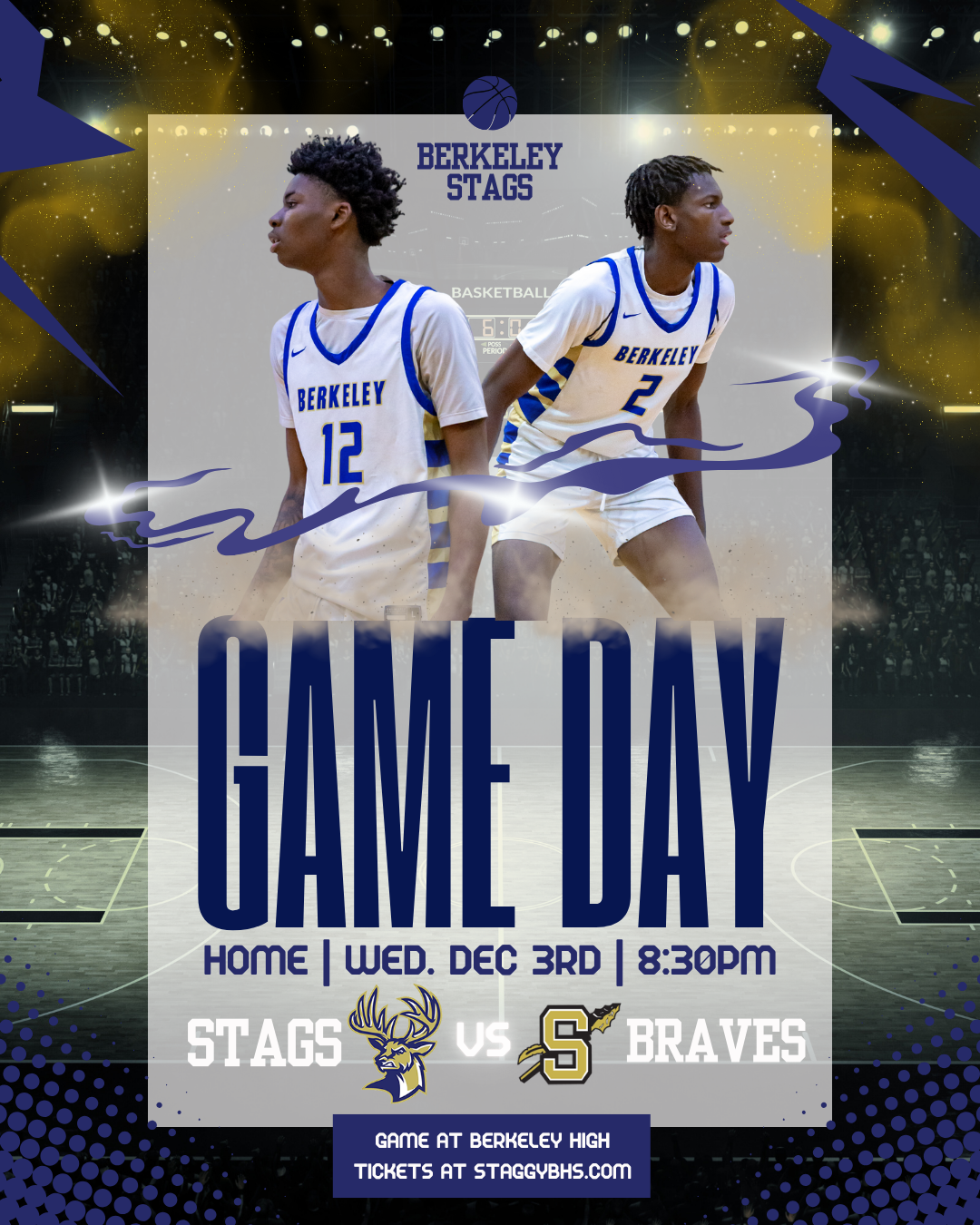 Stag Nation: Cheer on Boys Varsity Basketball Tonight! – StaggyBHS.com