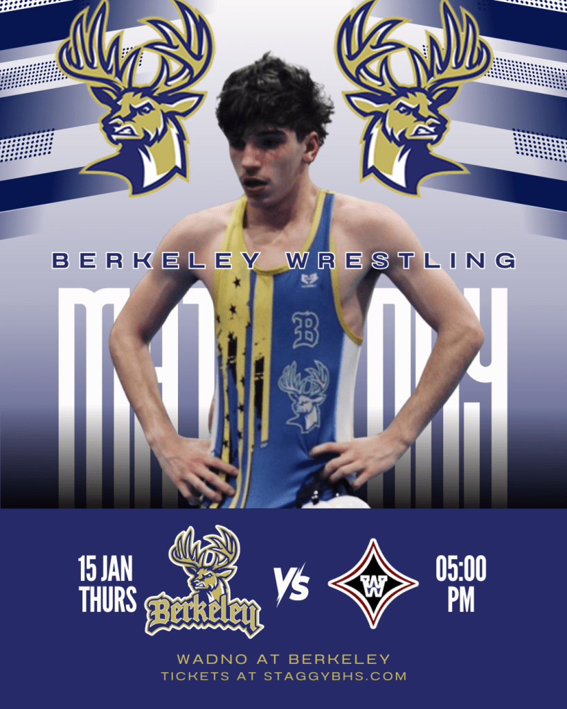 Exciting Wrestling Match: Berkeley Stags Host Wando – StaggyBHS.com